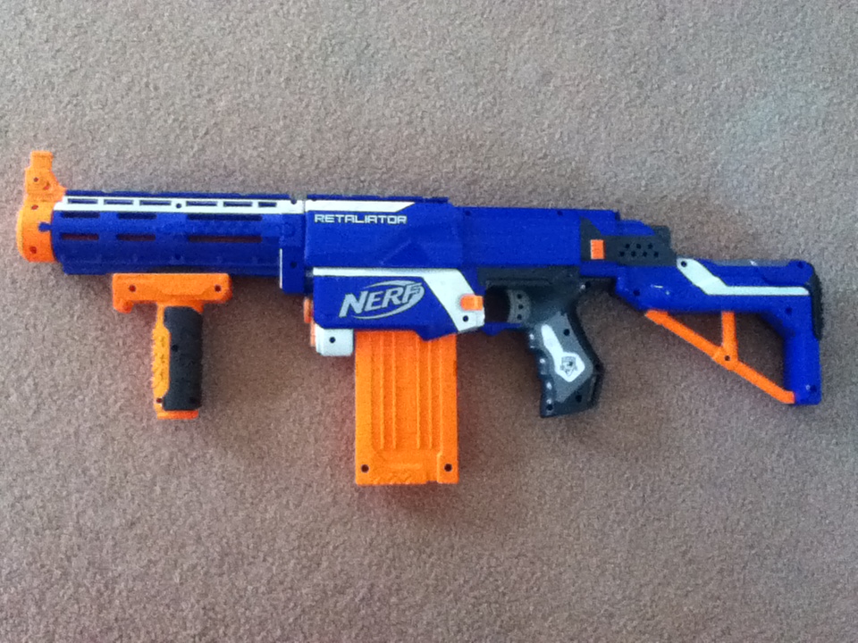 Review: Nerf Elite Retaliator (15m Aus grey trigger) | Blaster Hub